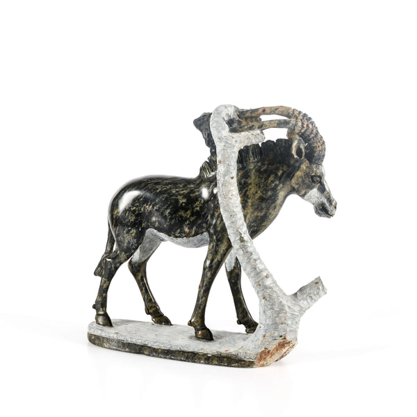 Sable Antelope hand carving - African Masters of Stone